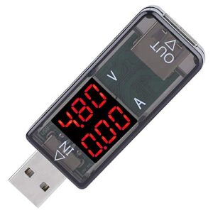 Taidda USB Tester, Multimeter Charger USB Tester USB Color LCD Voltmeter Ammeter Current Meter Multimeter Charger USB Tester for Most Applications2#