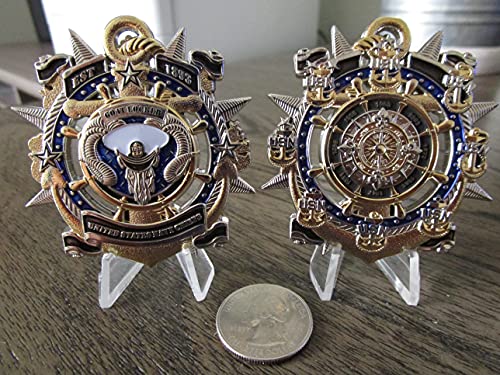 Set of 6 USN CPO Navy Chief Goat Locker Chief Petty Officer Challenge Coins