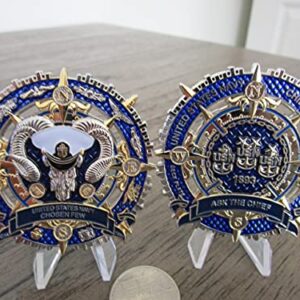 Set of 6 USN CPO Navy Chief Goat Locker Chief Petty Officer Challenge Coins