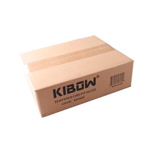 KIBOW 10-Pound Pack 1/2 Inch Reflective Crushed Fire Glass for Gas Fire Pit/Fire Table-Bronze