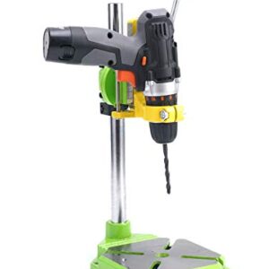 Floor Drill Press stand with aluminum vise/Rotary Tool Workstation Drill Press Work Station/Stand Table for Drill Workbench Repair,Drill Press Table,Table Top Drill Press90° Rotating Fixed Frame