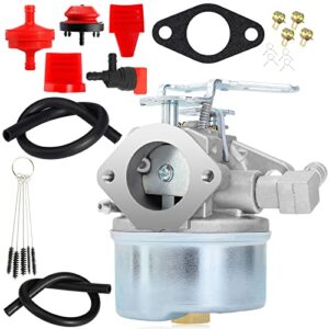 YOFMOO Carburetor Compatible for Tecumseh 632107 632536 640084 640105 640299 632107A 640084A 640084B 640299A 640299B 4HP 5HP HSK50 HS50 HSSK40 HSSK50 HSSK55 LH195SA LH195SP OHSK110 38035 Snowblower