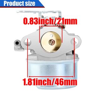 YOFMOO Carburetor Compatible for Tecumseh 632107 632536 640084 640105 640299 632107A 640084A 640084B 640299A 640299B 4HP 5HP HSK50 HS50 HSSK40 HSSK50 HSSK55 LH195SA LH195SP OHSK110 38035 Snowblower