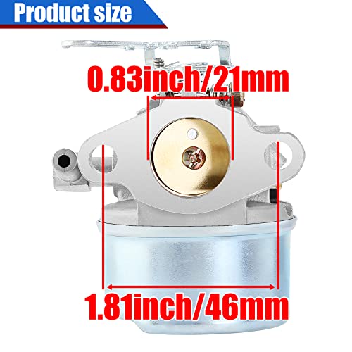 YOFMOO Carburetor Compatible for Tecumseh 632107 632536 640084 640105 640299 632107A 640084A 640084B 640299A 640299B 4HP 5HP HSK50 HS50 HSSK40 HSSK50 HSSK55 LH195SA LH195SP OHSK110 38035 Snowblower