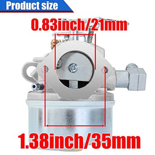 YOFMOO Carburetor Compatible for Tecumseh 632107 632536 640084 640105 640299 632107A 640084A 640084B 640299A 640299B 4HP 5HP HSK50 HS50 HSSK40 HSSK50 HSSK55 LH195SA LH195SP OHSK110 38035 Snowblower