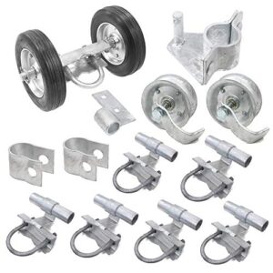 rolling gate hardware kit for chain link sliding gates