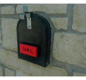 Mailbox Flag, Front Mount, Great on Brick/Stone Mailbox, Stylish Replacement