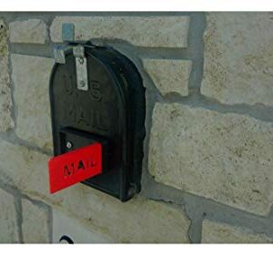 Mailbox Flag, Front Mount, Great on Brick/Stone Mailbox, Stylish Replacement