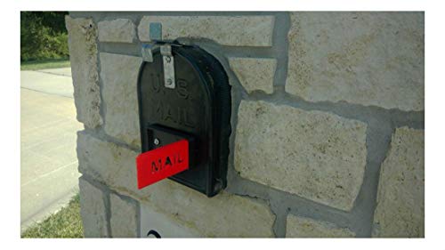 Mailbox Flag, Front Mount, Great on Brick/Stone Mailbox, Stylish Replacement