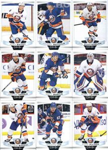 2019-20 o-pee-chee hockey new york islanders team set (made by upper deck) of 17 cards: josh bailey(#18), johnny boychuk(#59), cal clutterbuck(#70), jordan eberle(#84), matt martin(#92), robin lehner(#106), mathew barzal(#109), anders lee(#117), ryan pulo