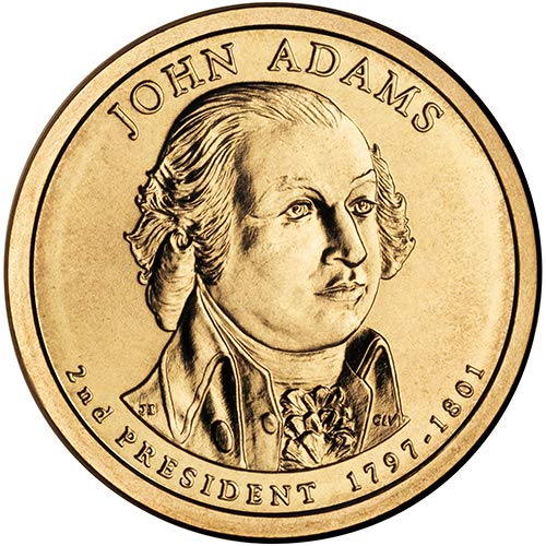 2007 D Position B Satin Finish John Adams Presidential Dollar Choice Uncirculated US Mint