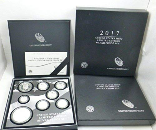 2012 S -2013-2014-2016-2017-2018 Limited Editions 8-Piece Silver Proof Sets including Proof Silver Eagles $1 US Mint Choice DCAM with Original Packaging, Sleeve and COA - Total of 6 Sets