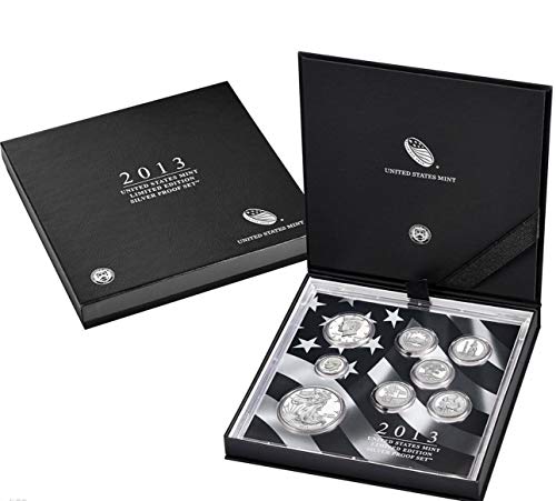 2012 S -2013-2014-2016-2017-2018 Limited Editions 8-Piece Silver Proof Sets including Proof Silver Eagles $1 US Mint Choice DCAM with Original Packaging, Sleeve and COA - Total of 6 Sets