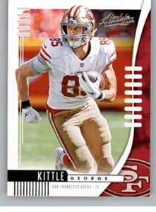 2019 absolute #96 george kittle san francisco 49ers nfl football trading card