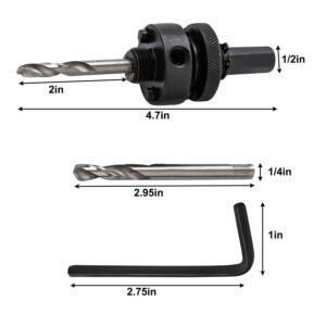 6 inch/152mm Hole Saw Heavy Duty Bi-Metal HSS Hole Saw for Cornhole Boards, Plywood, Iron Board, Acrylic, Ducts, Ceiling Lights, Cinder Wall