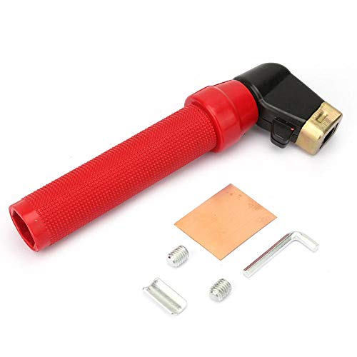 Wal front Welding Electrode Holder, 400A American Style Welding Electrode Holder Stick Rod Welding Accessories Rubber Handle