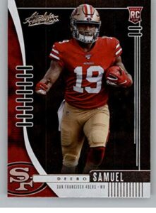 2019 absolute #111 deebo samuel rc rookie san francisco 49ers nfl football trading card