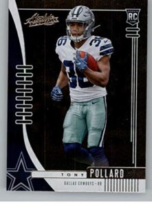 2019 absolute #139 tony pollard rc rookie dallas cowboys nfl football trading card