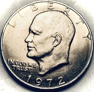 1972 p eisenhower dollar seller about uncirculated