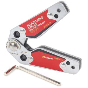 hakeeta welding magnet, 20°-200° adjustable angles multi-angle welding magnetic holders soldering tools.