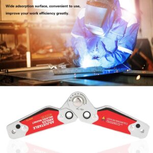 Hakeeta Welding Magnet, 20°-200° Adjustable Angles Multi-Angle Welding Magnetic Holders Soldering Tools.