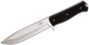 fallkniven a1x fixed 161mm satin blade thermorun handle, black