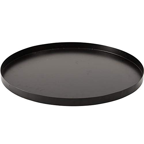 Esschert Design Base Plate Made of mild Steel, Size L, Round, Diameter 59.5 x 3.2 cm