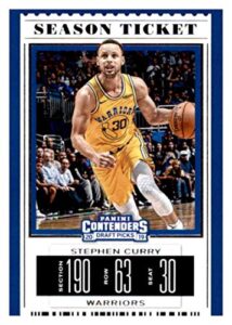 2019-20 panini contenders draft picks season ticket #48 stephen curry golden state warriors basketball card