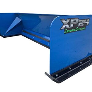 7' XP24 Skid Steer Snow Pusher Blue