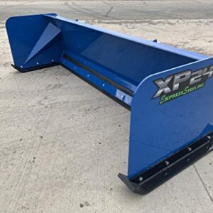 7' XP24 Skid Steer Snow Pusher Blue