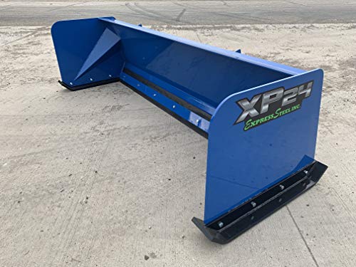 7' XP24 Skid Steer Snow Pusher Blue