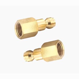 T TANYA HARDWARE Coupler and Plug Kit (14 Piece), Automotive Type C, 1/4 in. NPT, Solid Brass Quick Connect Air Fittings Set