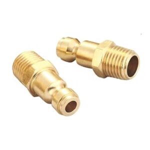 T TANYA HARDWARE Coupler and Plug Kit (14 Piece), Automotive Type C, 1/4 in. NPT, Solid Brass Quick Connect Air Fittings Set