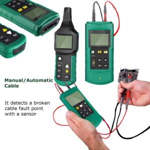 GAOTek Underground Wire Tracker Cable Metal Pipe Locator Detector Professional Tester Conducting Cables, Electrical Circuits, Pipelines, Fuses, Switches, Short Circuits Finder Through Concrete-GFL-107