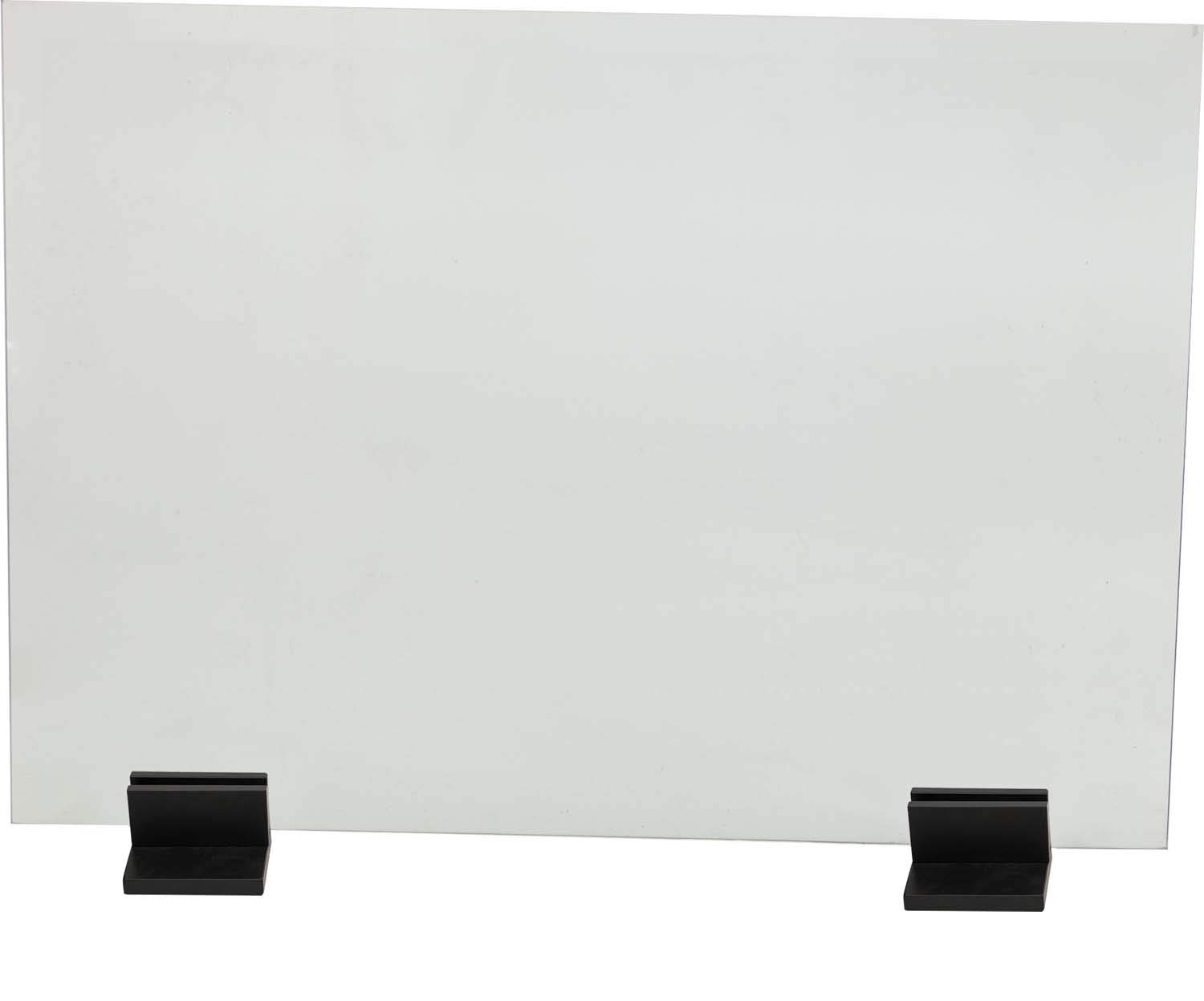 Dagan Pair of Glass Screen Bases (DG-AH-GS-BLK), Black