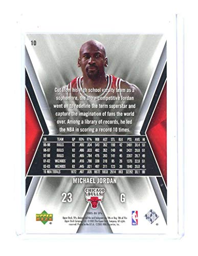 2005-06 SPx #10 Michael Jordan Chicago Bulls High End - Mint Ships In Brand New Holder