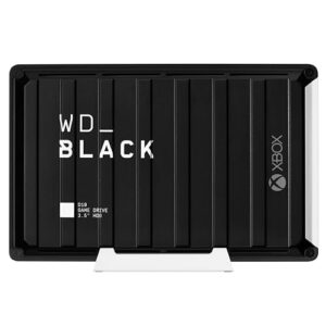 western digital black 12tb d10 game drive for xbox - desktop external hard drive hdd (7200 rpm) with 1-month xbox game pass - wdba5e0120hbk-nesn