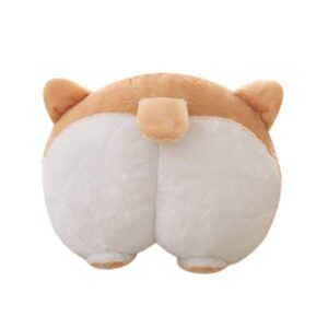 neck pillow novelty bottom car seat neck pillow dog buttocks headrest cushion plush toy car accessories