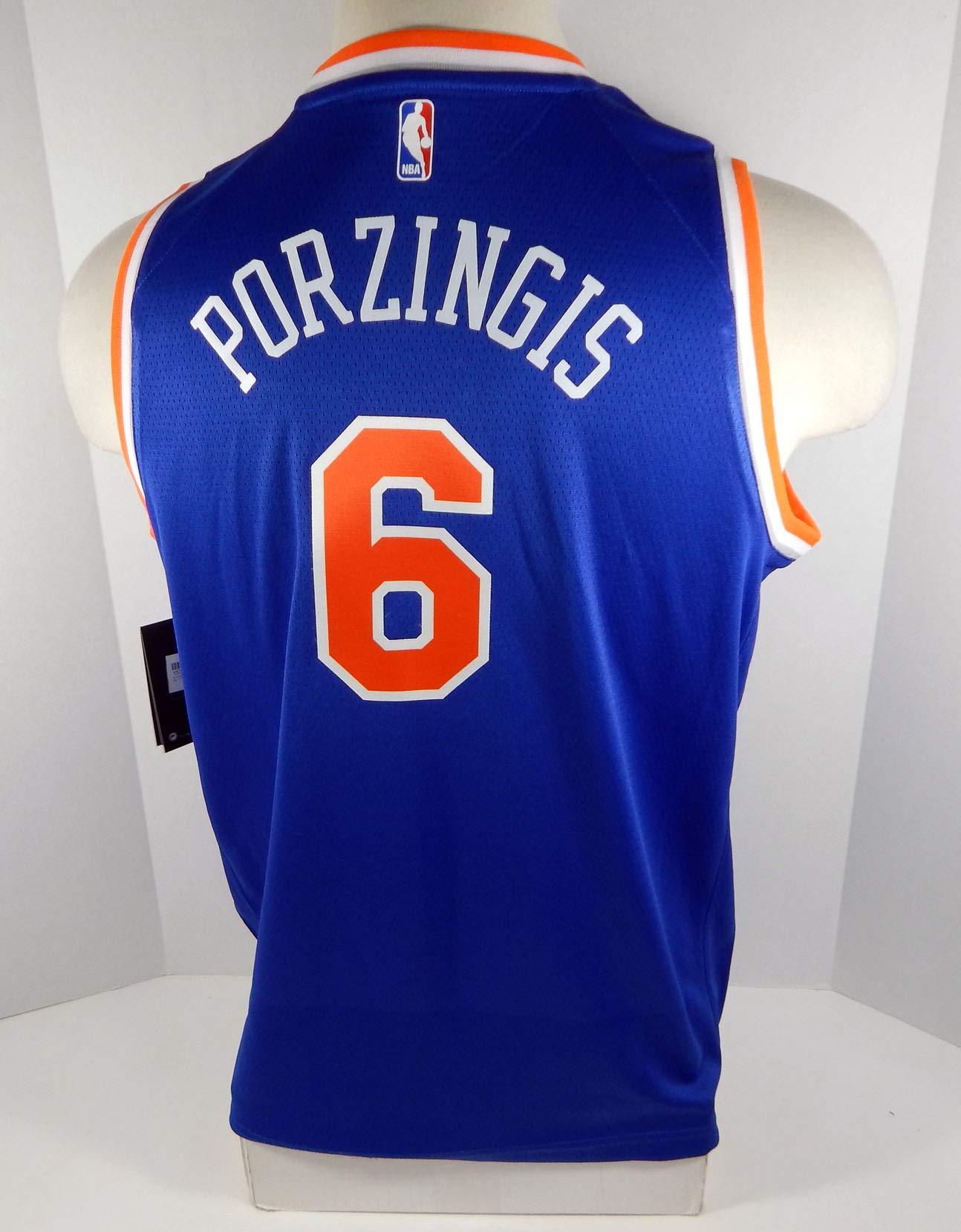 Youth New York Knicks Kristaps Porzingis #6 Blue Jersey Swingman XL Nike