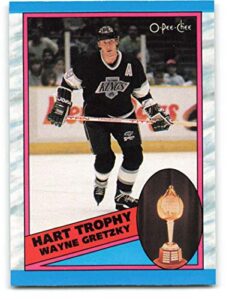 1989-90 o-pee-chee #320 wayne gretzky los angeles kings nhl hockey card nm-mt