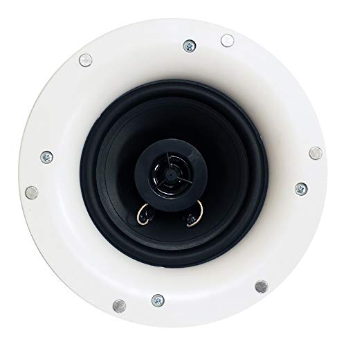 Acoustic Audio R192 Frameless in Ceiling/in Wall Speaker Pair 2 Way Home Theater Surround Speakers