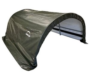 shelterlogic 8' x 10' x 5' small round livestock and agricultural storage and shade shelter kit