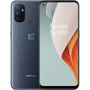 oneplus nord n100, 4g lte, international version (no us warranty), 64gb, 4gb, midnight frost - gsm unlocked (t-mobile, at&t, metro, straight talk) - 64gb sd bundle