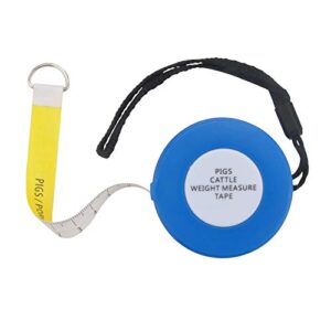 win tape professional cattle weightband weight & height tape measure (blue)