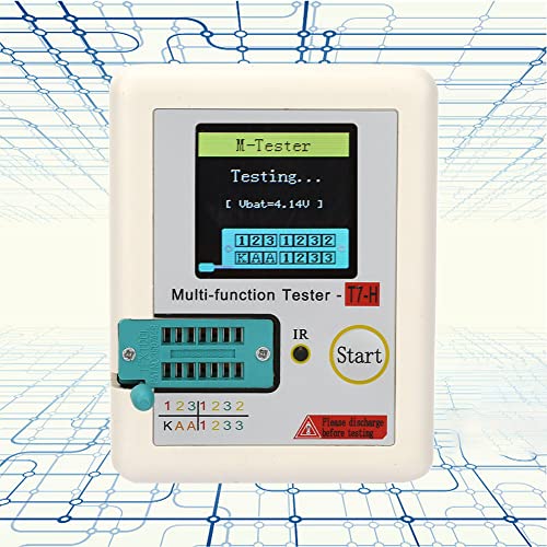 TC-T7-H TFT Transistor Tester Diode Triode Capacitance Graphic Display Multifunction Automatic Calibration Detector