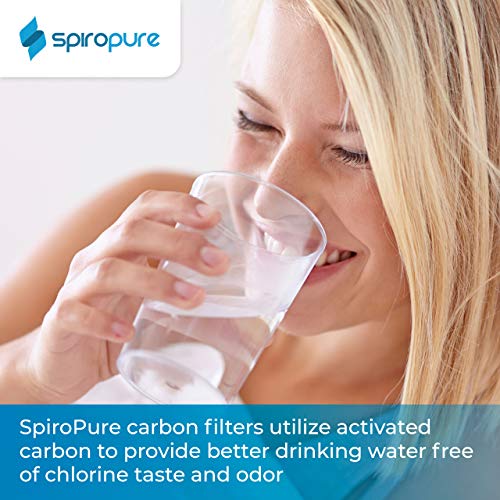 SpiroPure SP-C1-478 5x2.5 5 Micron Dual Purpose Sediment and Carbon Water Filter Cartridge C2 155022-43 (Case of 24)