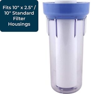 SpiroPure SP-P5 10x2.5 5 Micron Spun Melt-Blown Polypropylene Sediment Water Filter Cartridge SDC-25-1005 P5 155014-43 (Case of 24)