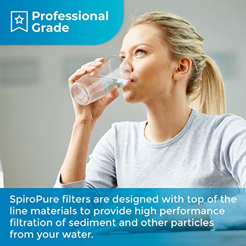 SpiroPure SP-P5 10x2.5 5 Micron Spun Melt-Blown Polypropylene Sediment Water Filter Cartridge SDC-25-1005 P5 155014-43 (Case of 24)