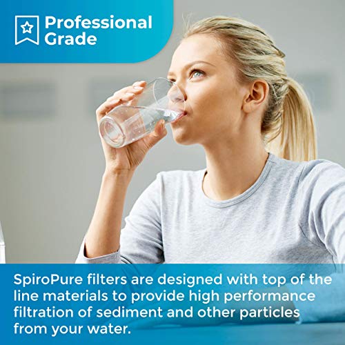 SpiroPure SP-DD-5005-BB 10x4.5 BB 5 Micron Spun Melt-Blown Polypropylene Water Filter Cartridge SDC-45-1005 DGD-5005 155357-43 (Case of 8)