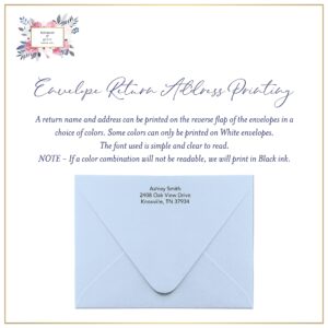 Personalized Stationery Note Cards and Envelopes Set for Women Customized with Name in Script Font, Choose Ink & Envelope Colors | Fairmont & Grove Paper Co.